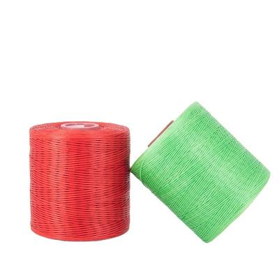 China Sticky Leather Waxed Polyester Thread for Leather Sewing 100% Polyester 1mm 0.8mm 210d for sale