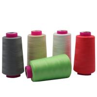 China Low Moq 40/2 Spun 100% Polyester Sewing Thread for Machine Sewing Supplies High Level for sale