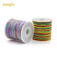 China Purple Nylon Suede Craft Thread Cord for Making Singal or Rainbow Color Beading Craft for sale