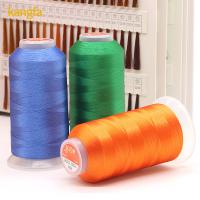 China Kangfa Colors Polyester Embroidery Thread Kit 5000M Each Spool for Perfect Embroidery for sale