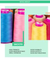 China High Level 5000yds 40/2 100% Spun Polyester Sewing Thread for Machine Sewing Supplies for sale