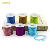 China Colorful Nylon Satin for Chinese Knotting Silk Macrame Cord 100m or Customized Length for sale