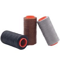 China Abrasion-Resistant 150D Polyester Sewing Waxed Thread for Leather Hand Stitching Craft for sale