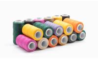 China High Tenacity 100% Polyester 150D/16 Hand Stitched Sewing Thread for Leather Bag Wallet for sale