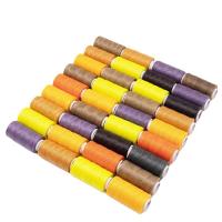 China 50M/Roll 0.6mm Hand Stitching Cord Flat Waxed Thread for Leather Craft Shoes Bag Belt for sale