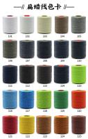 China Polyester 1mm Waxed Thread for Leather Sewing Durable and Long-Lasting for sale