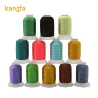 China 500m 120D/2 Polyester Embroidery Thread Set Kit with Transparent Cone and Small Cone for sale