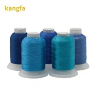 China 500m 120D/2 Polyester Embroidery Thread Set Kit with Transparent Cone and Small Cone for sale