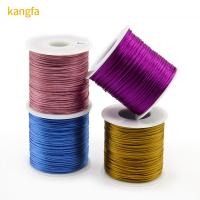 China OEM/ODM Accepted Strong 2mm Braided Silk Satin Nylon Cord Rope for DIY Making Findings for sale