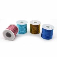 China OEM/ODM Accepted Strong 2mm Braided Silk Satin Nylon Cord Rope for DIY Making Findings for sale