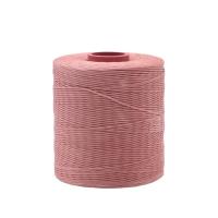 China Dyed Texturized Pattern 1000m 150D Waxed Thread for Leather Sewing Black Book Binding for sale