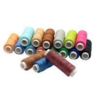 China Chemical-Resistant Hand Knitting 0.35MM Polyester Waxed Thread for Leather Crafting for sale
