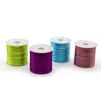 China 2MM Braided Silk Cord for DIY Chinese Knot Satin Bracelets Making Beading Findings for sale