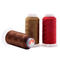 China 0.15mm High Durable Polyester Sewing Thread for Leather/Cowboy 1200meters Strong Yarn for sale