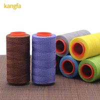 China 1.0mm Waxed Thread for Hand Stitching Waxed Pattern Leather DIY Crafts Accessories for sale