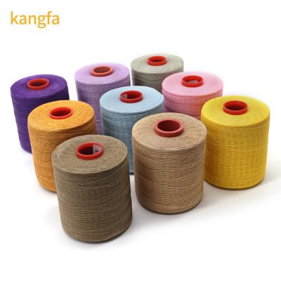 China Polyester/ Waxed 210d/16 Sewing Thread for Hand-sewn Leather Goods and Manufacturing for sale