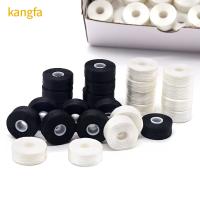 China L Type Side Less 144pcs/box Polyester Pre-wound Bobbins Threads White 75D/2 High Tenacity for sale