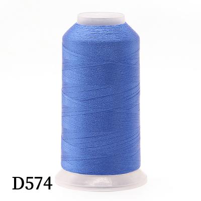 China Machine Embroidery Thread 100G Net Weight 4000y Length 120d/2 100% Polyester Durable for sale