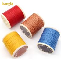 China Cone material Plastic 80m Polyester bonded Round Waxed thread for Leather Sewing for sale