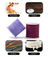 China Taiwan Jade Thread Braided Jewelry Nylon Rope for DIY Chinese Knot 0.8mm 1.0mm 1.5mm for sale
