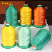 China 240 Colours Tex90 Heavy Duty Tan Nylon Thread Size 90 250 D for Leather Jeans Weaving for sale