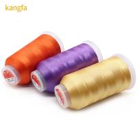 China 120d 2 5000y Embroidery Thread Polyester Embroidery Machine Thread for Weaving Knitting for sale