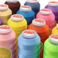 China 120d 2 5000y Embroidery Thread Polyester Embroidery Machine Thread for Weaving Knitting for sale