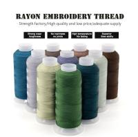 China 3500Y 120d/2 100% Rayon MERCERIZED Embroidery Thread for Machine Embroidery Accessory for sale
