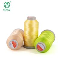China Polyester 50/3 Cotton 250 Yard Sewing Yarn Making Machine Thread 3Cord White 1000M Cone for sale