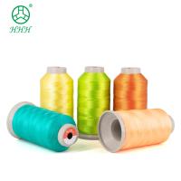 China Polyester 50/3 Cotton 250 Yard Sewing Yarn Making Machine Thread 3Cord White 1000M Cone for sale