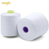 China White 1.25kg 40/2 20/3 30/3 100% Spun Polyester Yarn for OEM in Raw White Pattern for sale