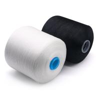 China White 1.25kg 40/2 20/3 30/3 100% Spun Polyester Yarn for OEM in Raw White Pattern for sale