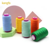 China 4 Large Cones of White Polyester Threads for Sewing Quilting Durable OEM ODM Accepted for sale