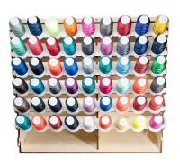 China Boho Multi Color Polyester Embroidery Thread 120d/2 1000Y for Machine Needs for sale
