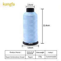 China Boho Thousand Color 100% Viscose Rayon Mercerized Embroidery Thread Filament Yarn Type for sale