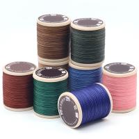 China 30g 0.6mm High Tenacity Filament Cored Sewing Thread for Polyester Bonded Waxed Thread for sale