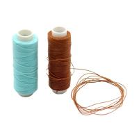 China 100% Polyester Leather Round Waxed Thread for Hand-sewn Leather Articles 0.45mm 85 Colors for sale