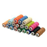 China 100% Polyester Leather Round Waxed Thread for Hand-sewn Leather Articles 0.45mm 85 Colors for sale