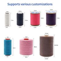 China Flat Waxed Thread for Furniture Customization Projects Colorful Wax String for sale