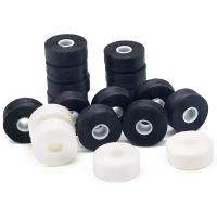 China 144pcs/box White/Black 75D/2 100% Polyester Pre-wound Bobbins Threads for Boho Kangfa for sale