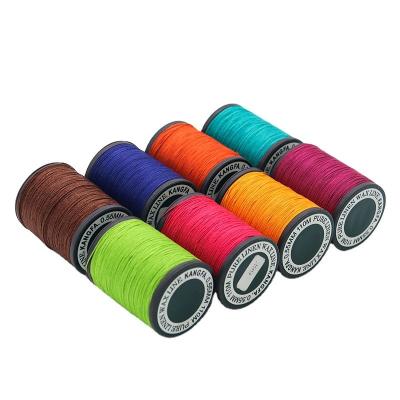 China 35g Weight Plastic Cone Linen Waxed Thread for Leather Sewing 70m in Cone Material for sale