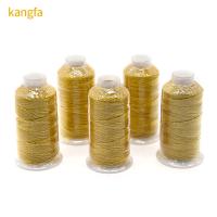 China 100% Silk High Tenacity 3 Ply Gold And Silver Metallic Yarn Thread For DIY Jewelry Making for sale