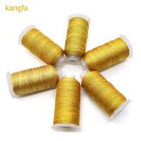 China 100% Silk High Tenacity 3 Ply Gold And Silver Metallic Yarn Thread For DIY Jewelry Making for sale
