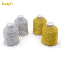 China Jewelry Cord 100% Polyester Silver Silk Metallic Yarn with 3 Strands Multiple Colour for sale