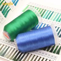China 5000 Yard Polyester Embroidery Thread Perfect for Professional Machine Embroidery for sale