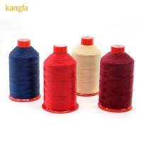 China 420D/3 High Grade Polyester Bonded Thread Waterproof High Speed for Leather Sewing for sale