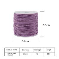 China 200 Colors 1mm Sewing Stitching Cotton Waxed Thread Cord for Leather Crafting Supplies for sale