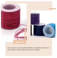 China 200 Colors 1mm Sewing Stitching Cotton Waxed Thread Cord for Leather Crafting Supplies for sale
