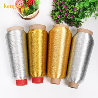 China 100% Polyester Metallic Embroidery Threads Pattern Dyed Silver Sewing Thread for Sewing for sale