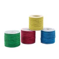 China 200 Colors 1mm Sewing Stitching Cotton Waxed Thread Cord for Leather Crafting Supplies for sale